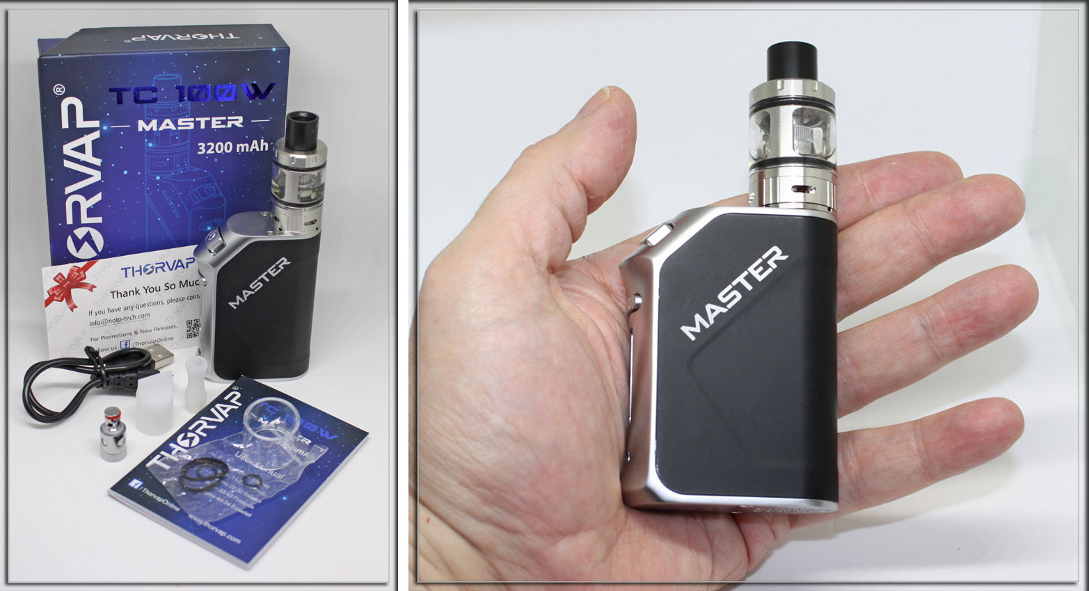 THORVAP 100W TC Vape Mod Kit 3200mAh Review ~ Independent Reviews