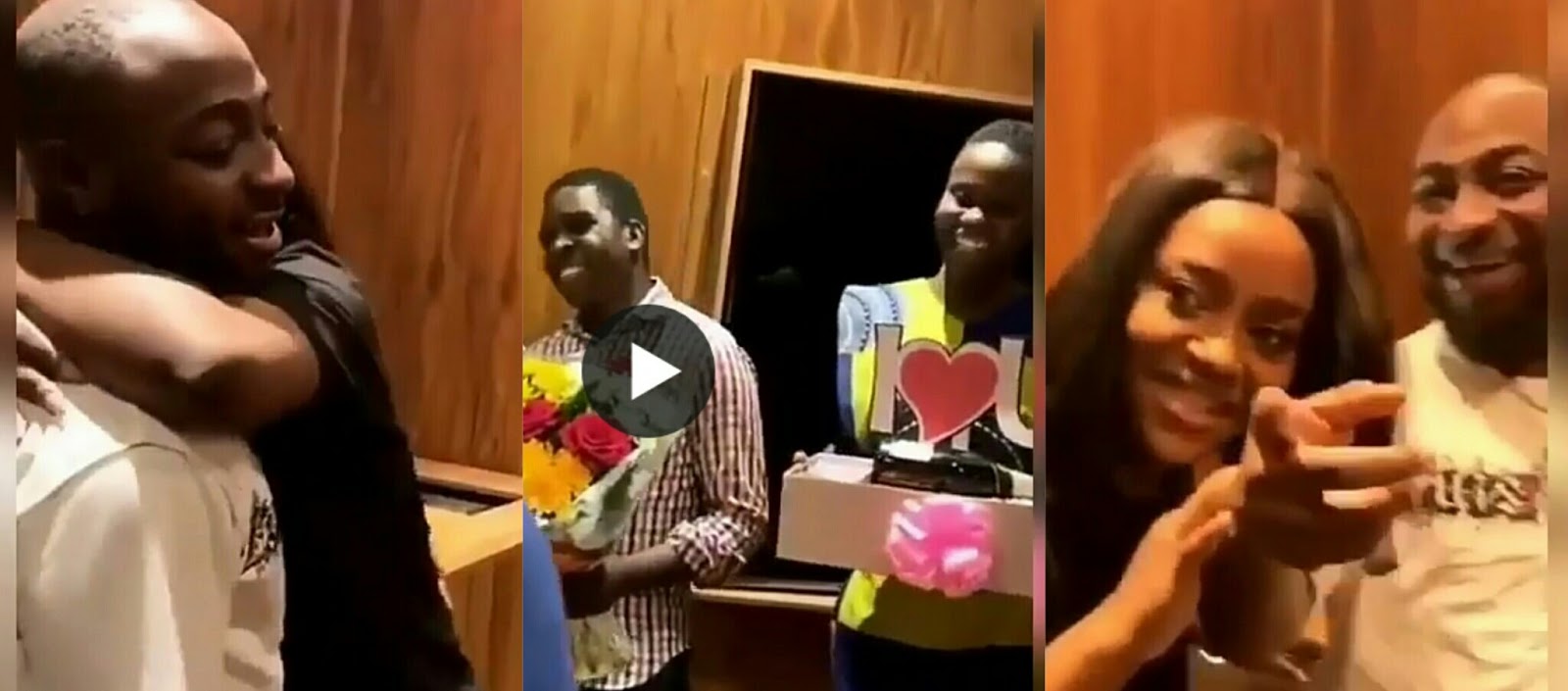 Davido surprises girlfriend Chioma on valentine's day with special live ...