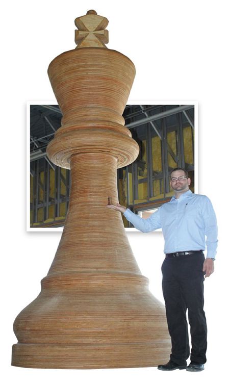 The Latest Guinness World Records: The biggest Chess Piece!