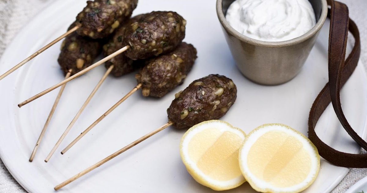 Lamb koftas with tahini sauce recipe | LEBANESE RECIPES