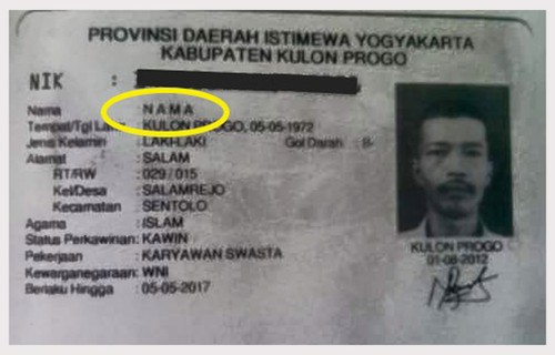 37 Nama Yang Ada Di KTP Dan SIM Unik Dan Langka - Meme Kocak Bikin Ngakak
