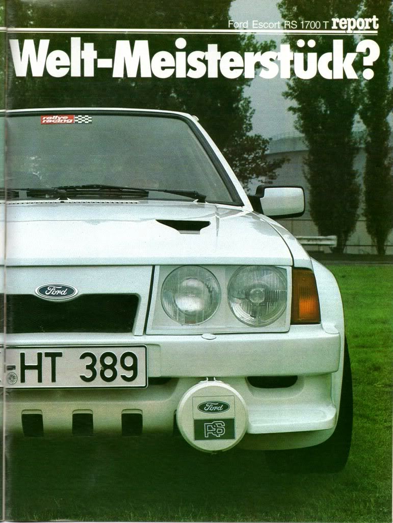 Ford Escort RS1700T: la risposta di Ford (almeno nelle intenzioni) all ...