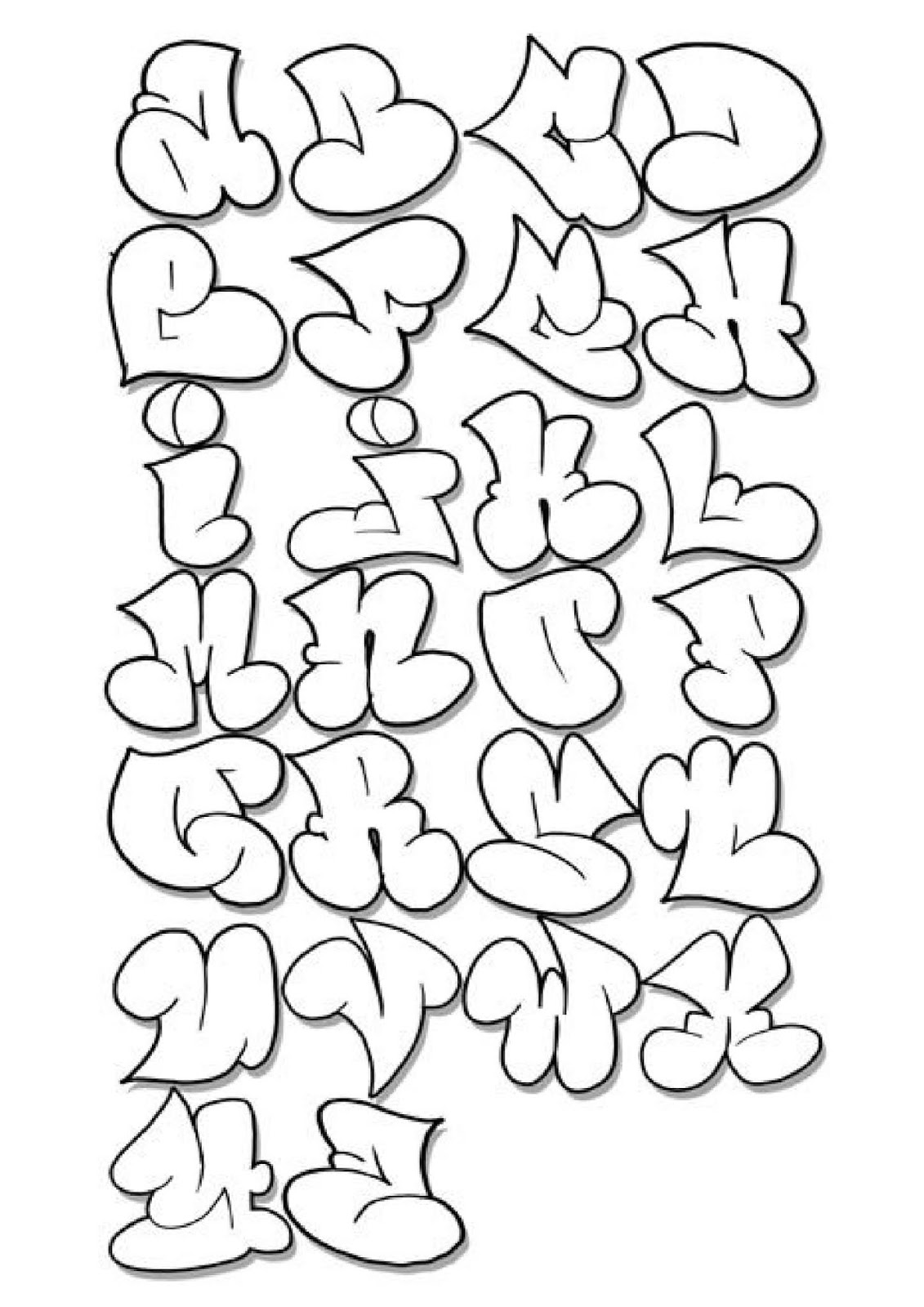 ABC - Letras do alfabeto para imprimir: 60 moldes do alfabeto lindos ...