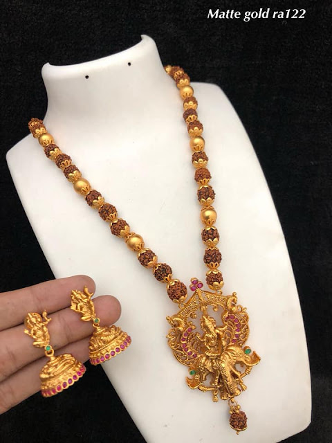 1Gram Gold Jewellery | Latest Long Haram Designs