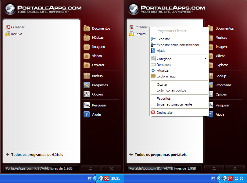 Dicas e macetes para o PortableApps. - Acirrando