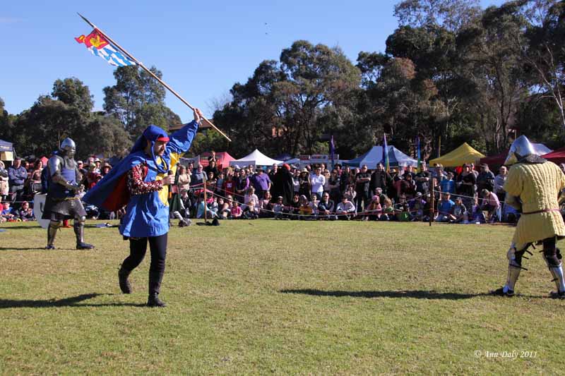 Sydney Meanderings: Winterfest Medieval Fair (13) - Swordplay - Re-enactors