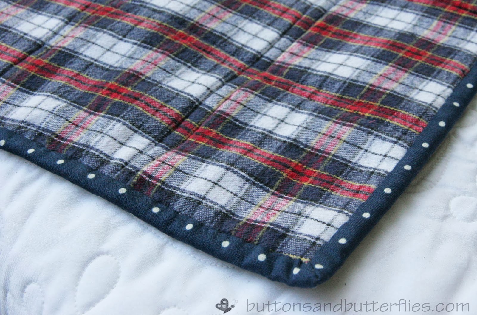 Buttons and Butterflies: Memory Doll Quilt