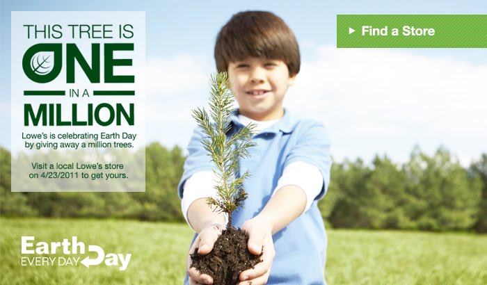 Save Green Being Green: FREE Tree at Lowes on Saturday, 4/23, PLUS ...