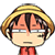 one piece luffy ~ emoticons , emoji