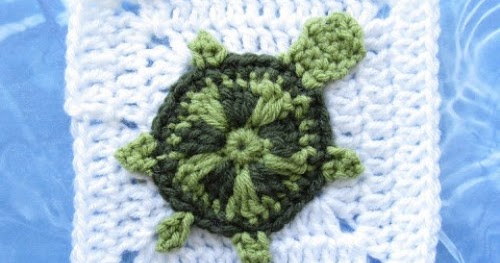 Beautiful Skills - Crochet Knitting Quilting : Sea Turtle Applique ...