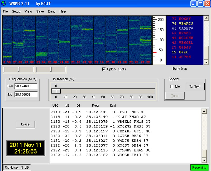 WSPR en 10 metros | El radioaficionado digital