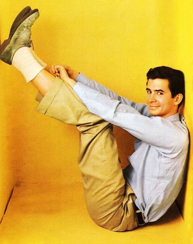 30 Color Photographs of a Handsome and Charming Anthony Perkins in the ...