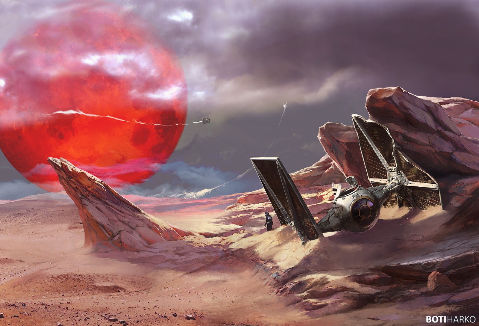 Images: Awesome Star Wars Concept Art From Boti Harko