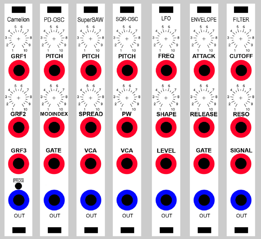 MATRIXSYNTH: DSP Synthesizers 3HP Paperface Euro Modules Now Available