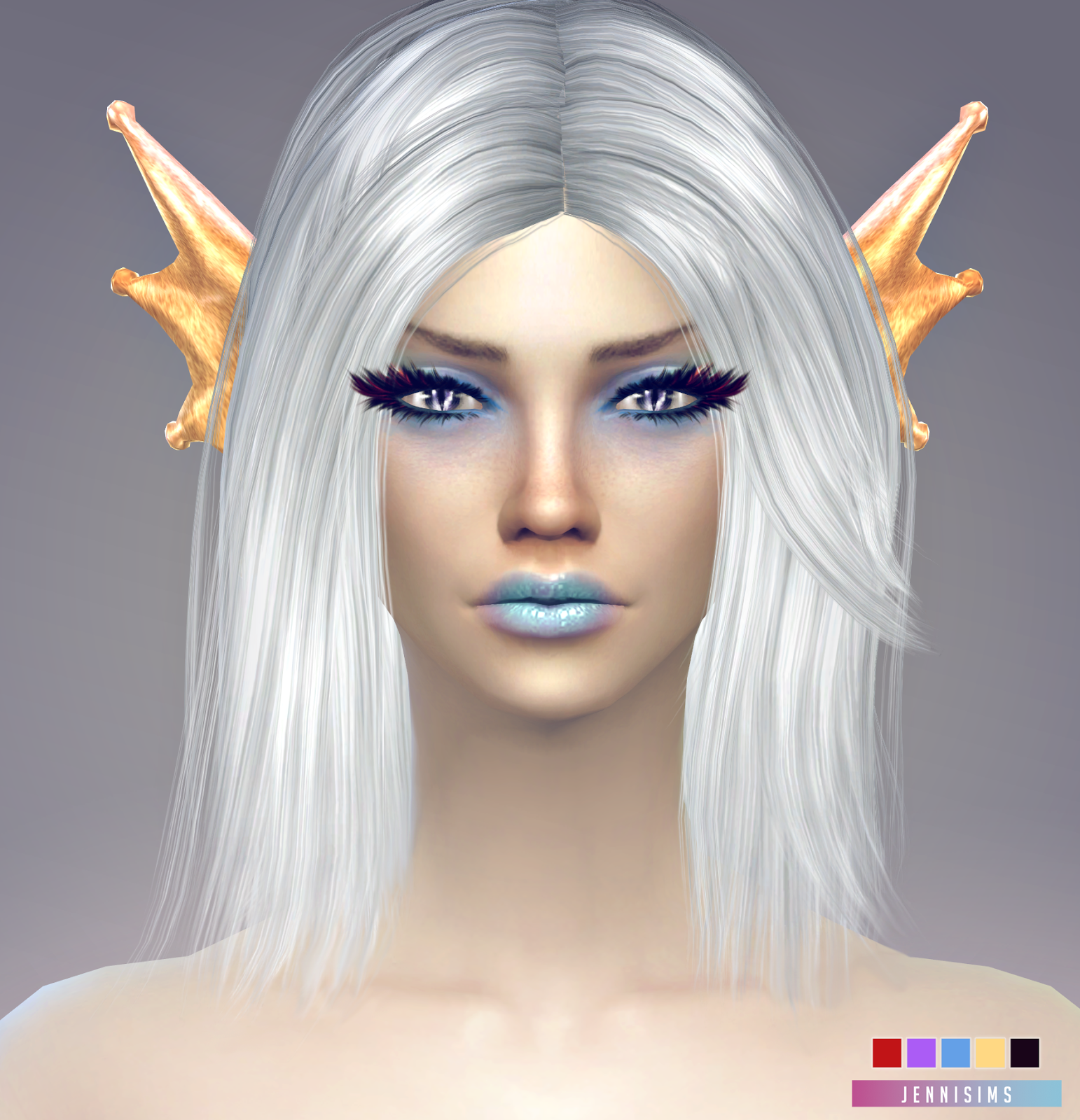 JenniSims: Downloads sims 4: Accessory Mermaid Ears Male /Female