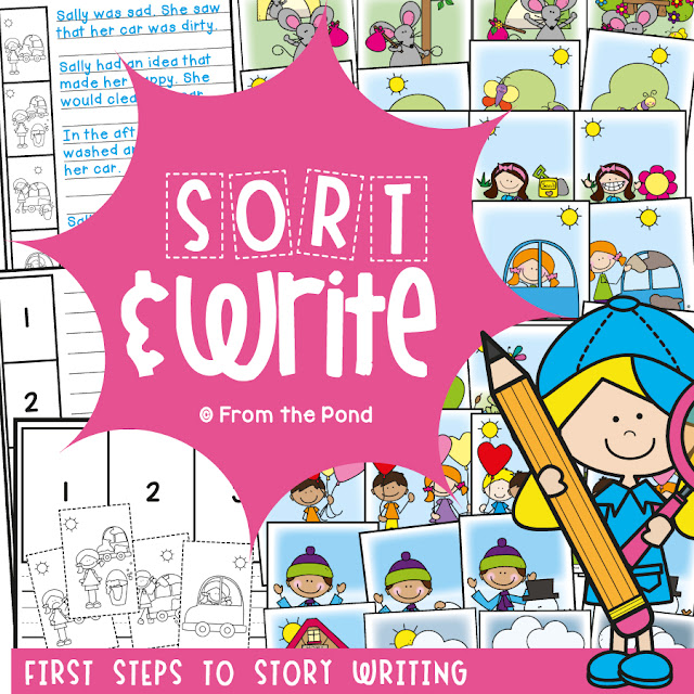 Sequence and Write - Activities for Beginning Writers | From the Pond