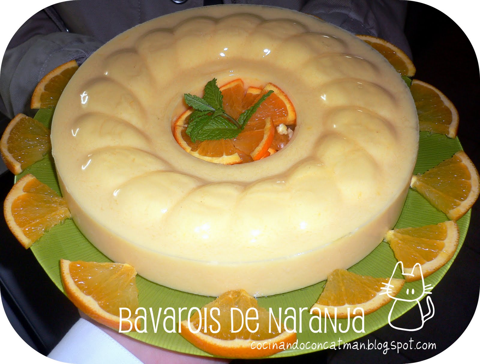 Bavarois de naranja