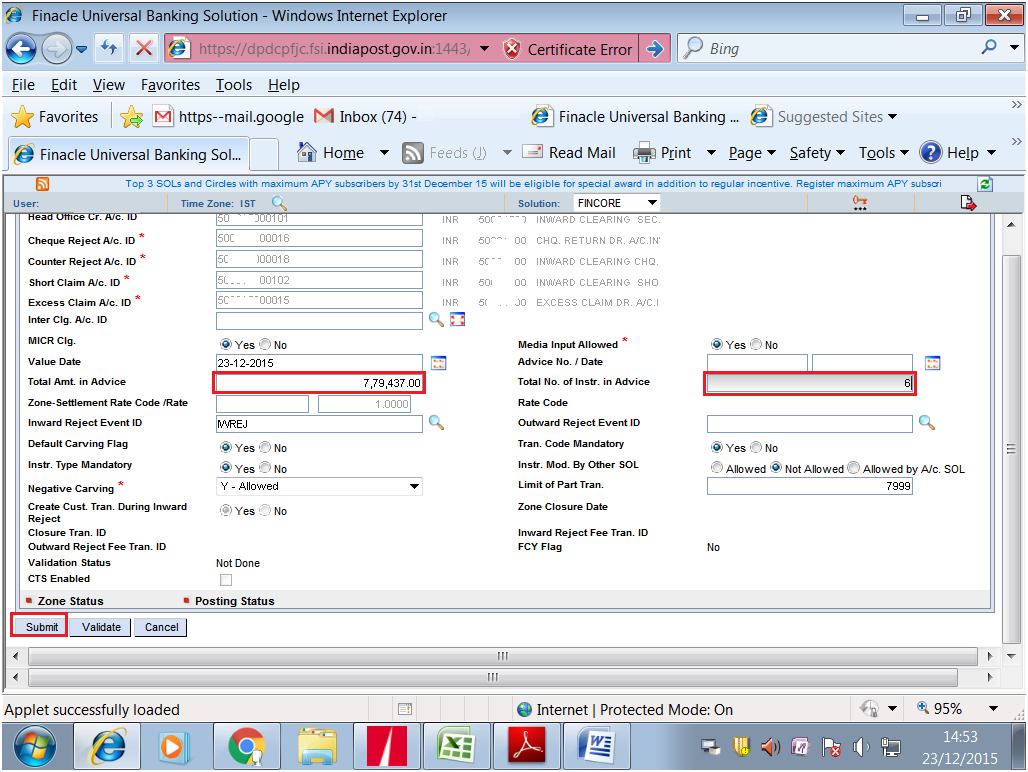 Step by Step Process of Inward Clearing in DOP Finacle | DOP Core Solutions