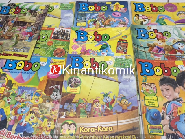 paket bobo 12 seri 42 . 000 tiap seri berbeda berat 1 kg