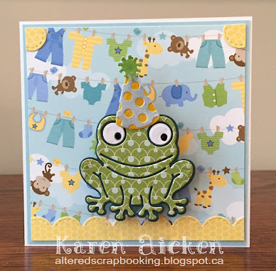 Altered Scrapbooking: Hoppy Birthday Card