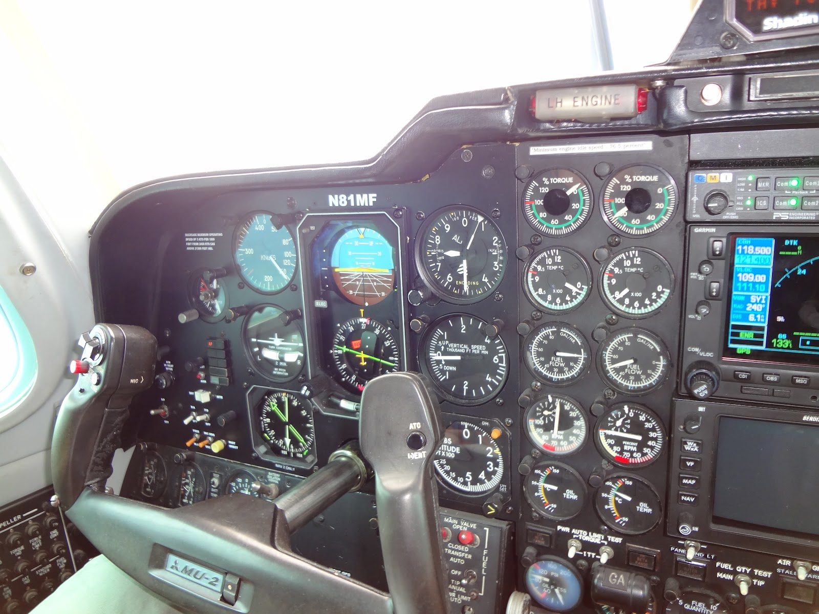 MU2-Trip: Avionic modification