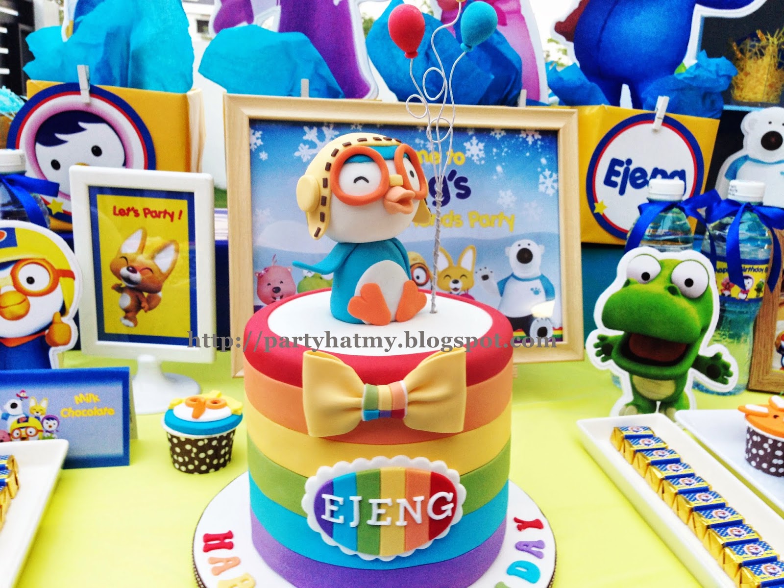 Party Hat: Pororo and Friends Birthday Party for Ejeng