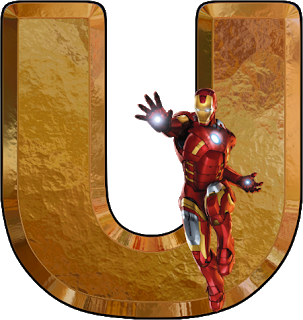 Abecedario con Iron Man. Iron Man Alphabet. - Oh my Alfabetos!