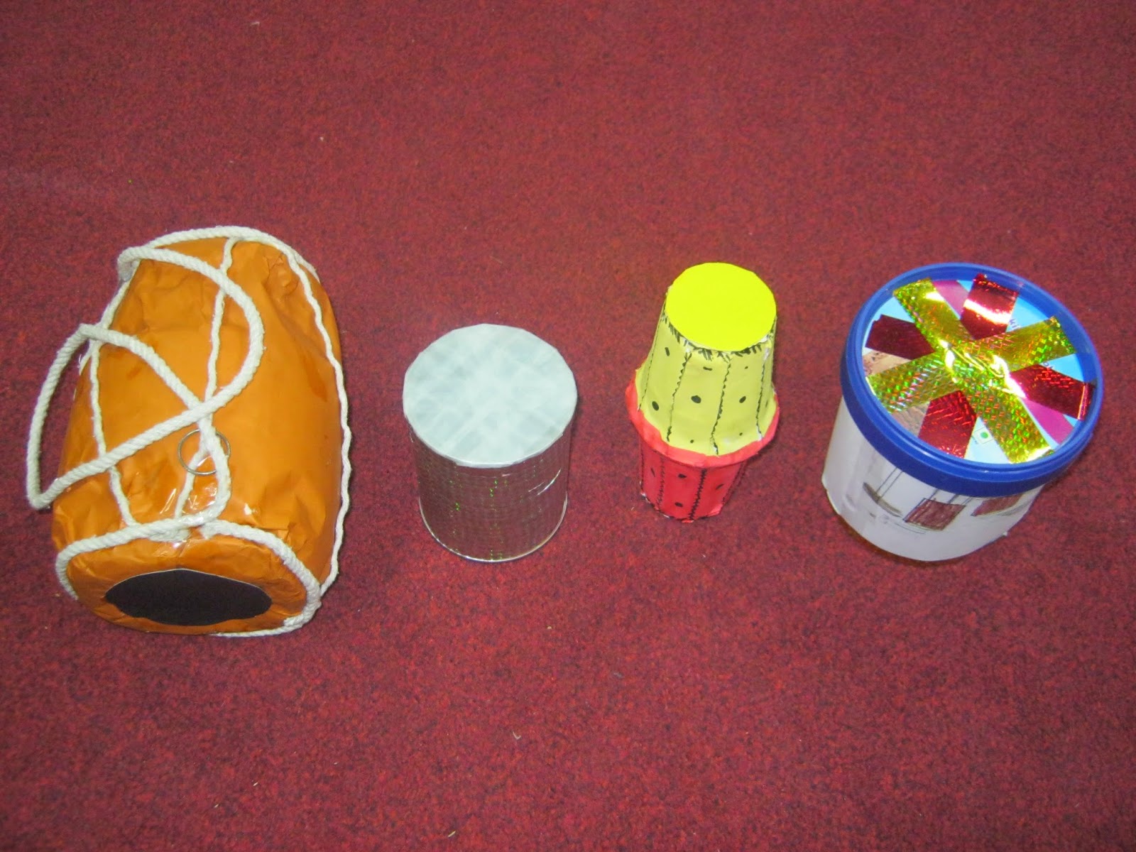 Music in the PYP : INSTRUMENTS CREATED USING WASTE MATERIALS
