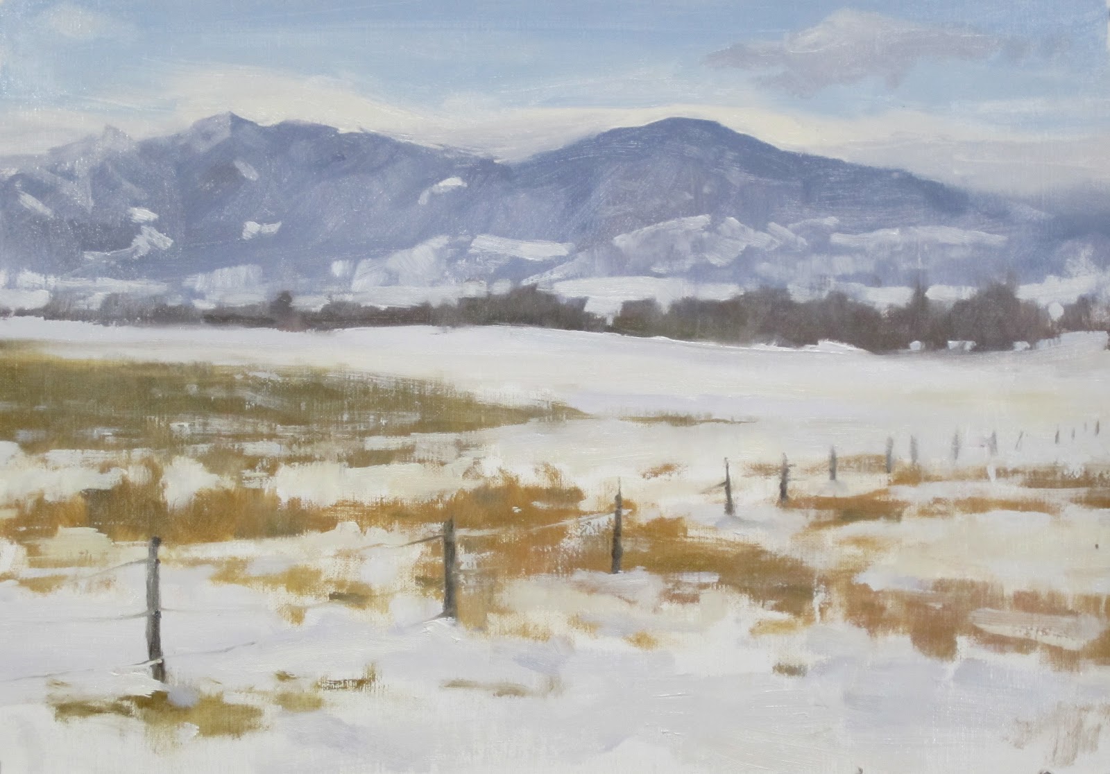 Scott Ruthven Fine Art: Foothills West of Longmont