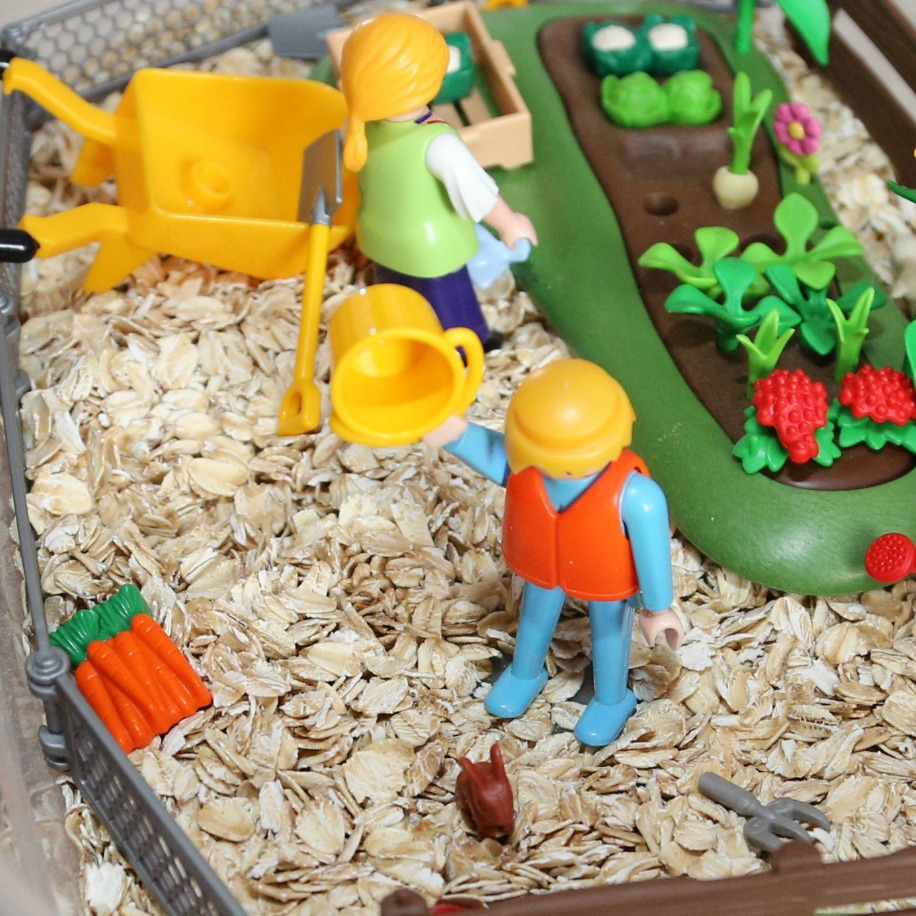 Peter Rabbit Sensory Bin | Still Playing School