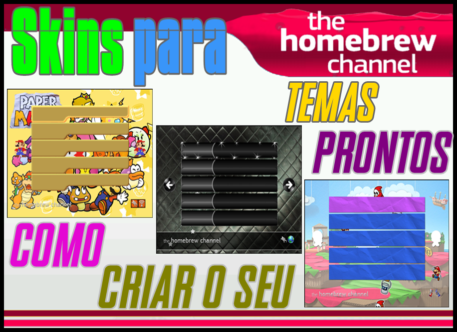 Wii Mod Brasil: Skins (temas) para The Homebrew Channel Wii