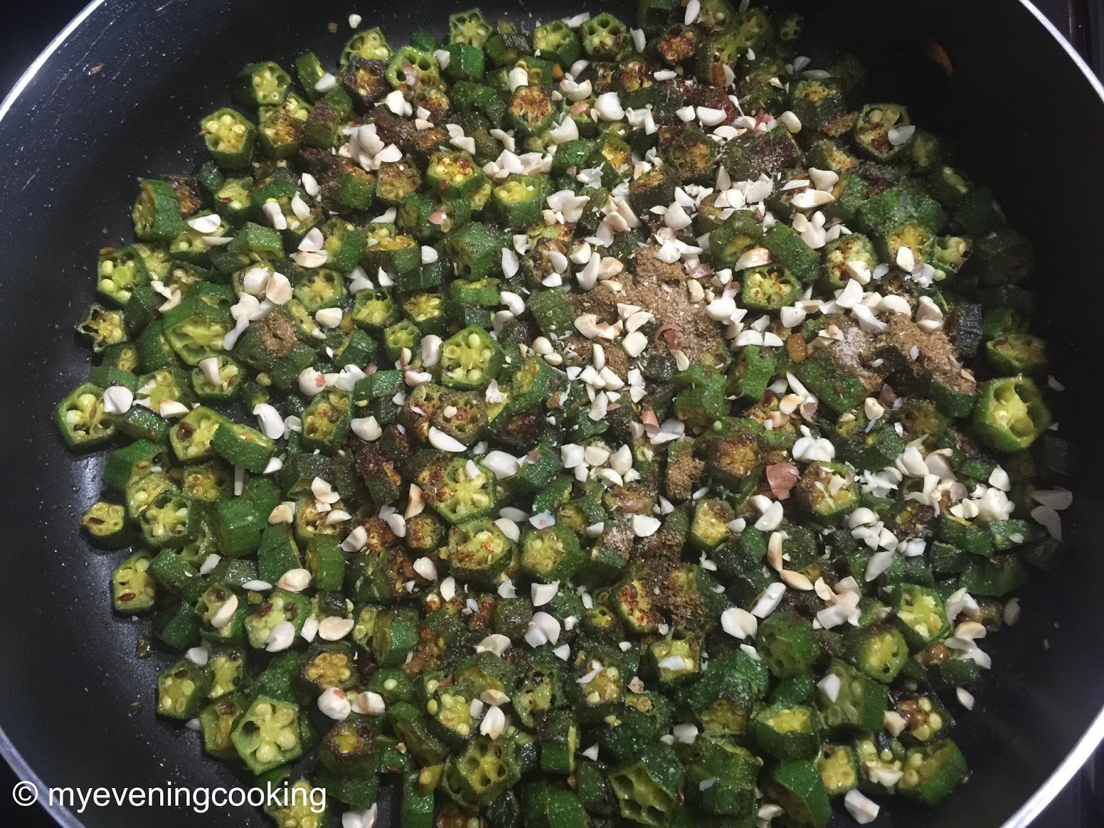 Bhindi Subji (Okra subji) | My Evening Cooking