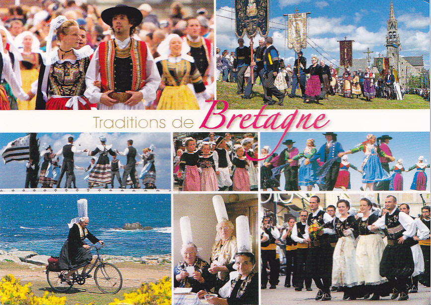 Postcard A La Carte: France - Traditions of Bretagne