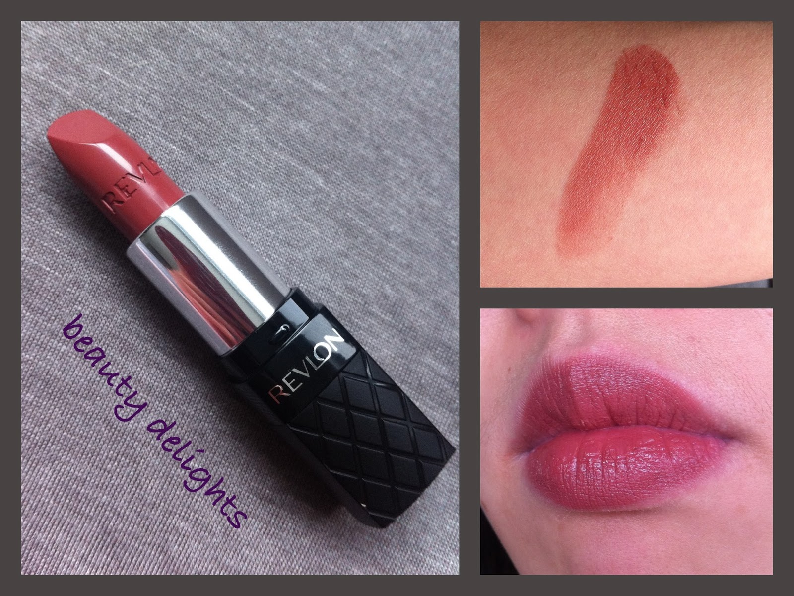 beauty delights: REVIEW: Revlon ColorBurst Lipstick in "Rosy Nude"