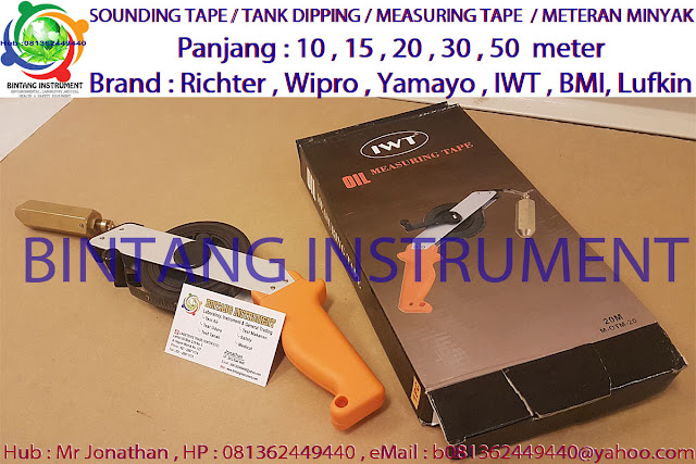 .: 081362449440 Jual SOUNDING TAPE / TANK DIPPING / MEASURING TAPE ...