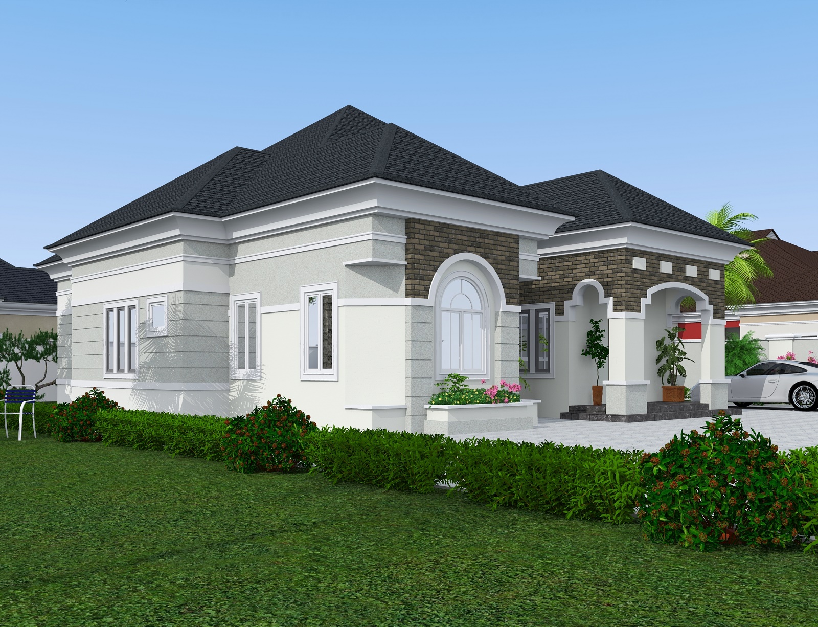 EXQUISITE 4 BEDROOM BUNGALOW DESIGN | Marveltechproject