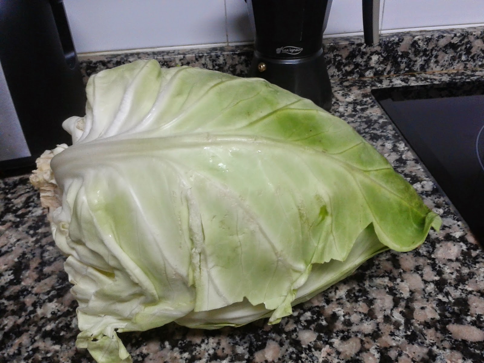 La cocina de Beli: Repollo relleno de bonito y pisto