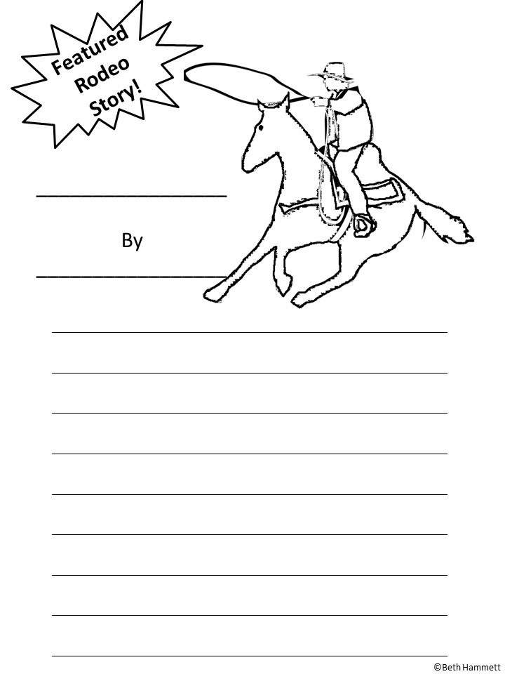 Educator Helper by Beth Hammett: July is Rodeo Month