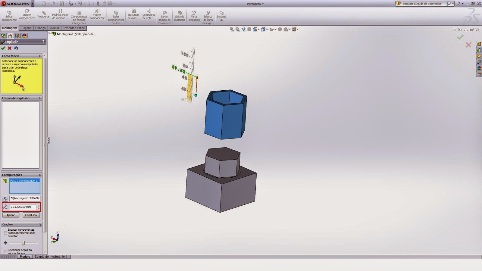 AP - Área do Projetista: Dica SolidWorks: Vista Explodida
