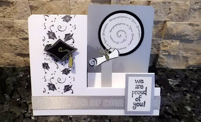 A French Accent: Graduation Stair Steps Cards