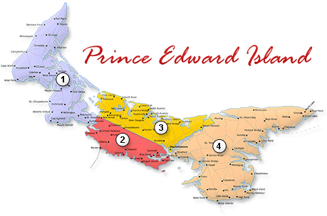 Map of Canada Regional City in the Wolrd: Prince Edward Island Map ...