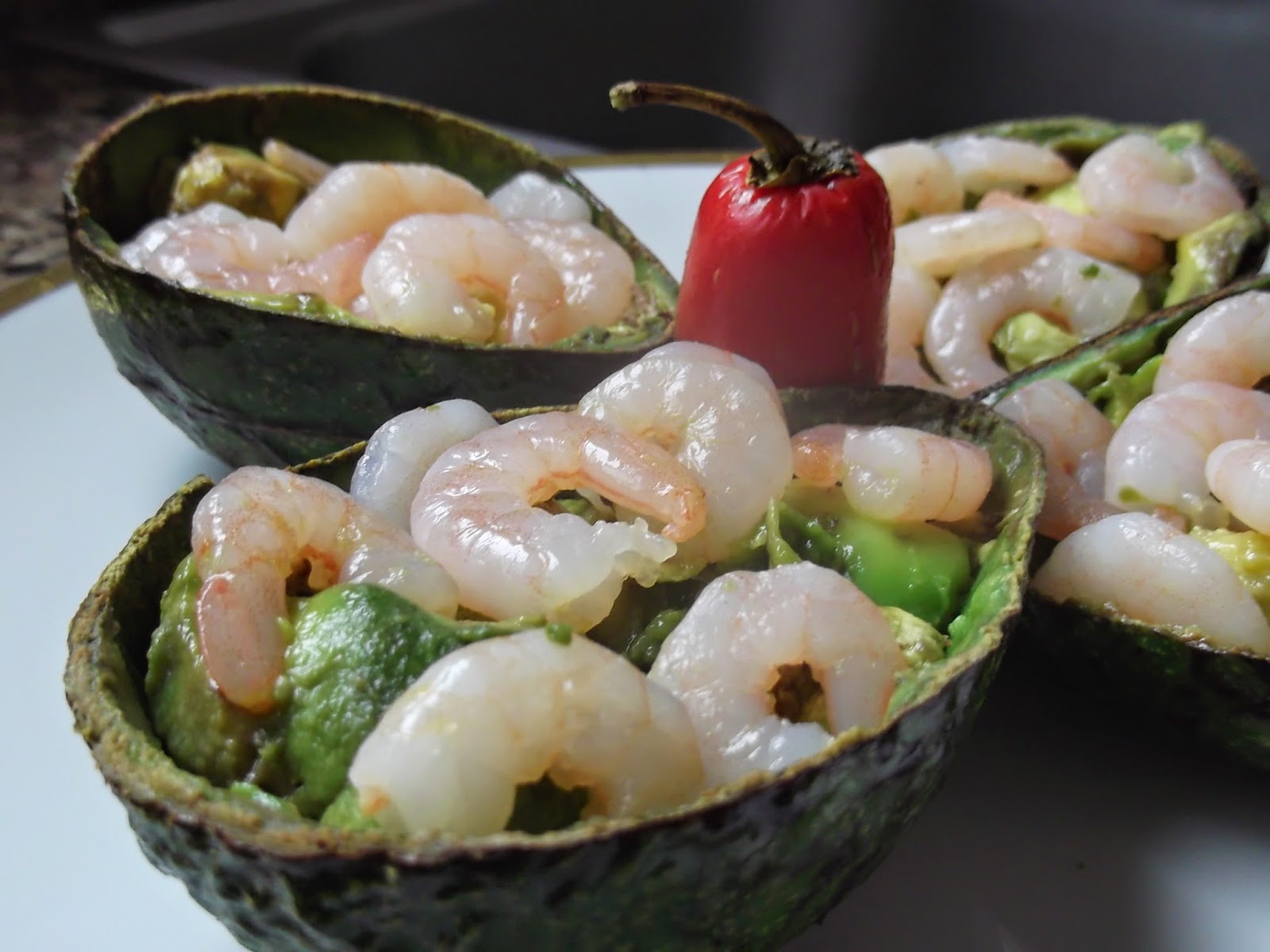 You can cook: Palta con camarones