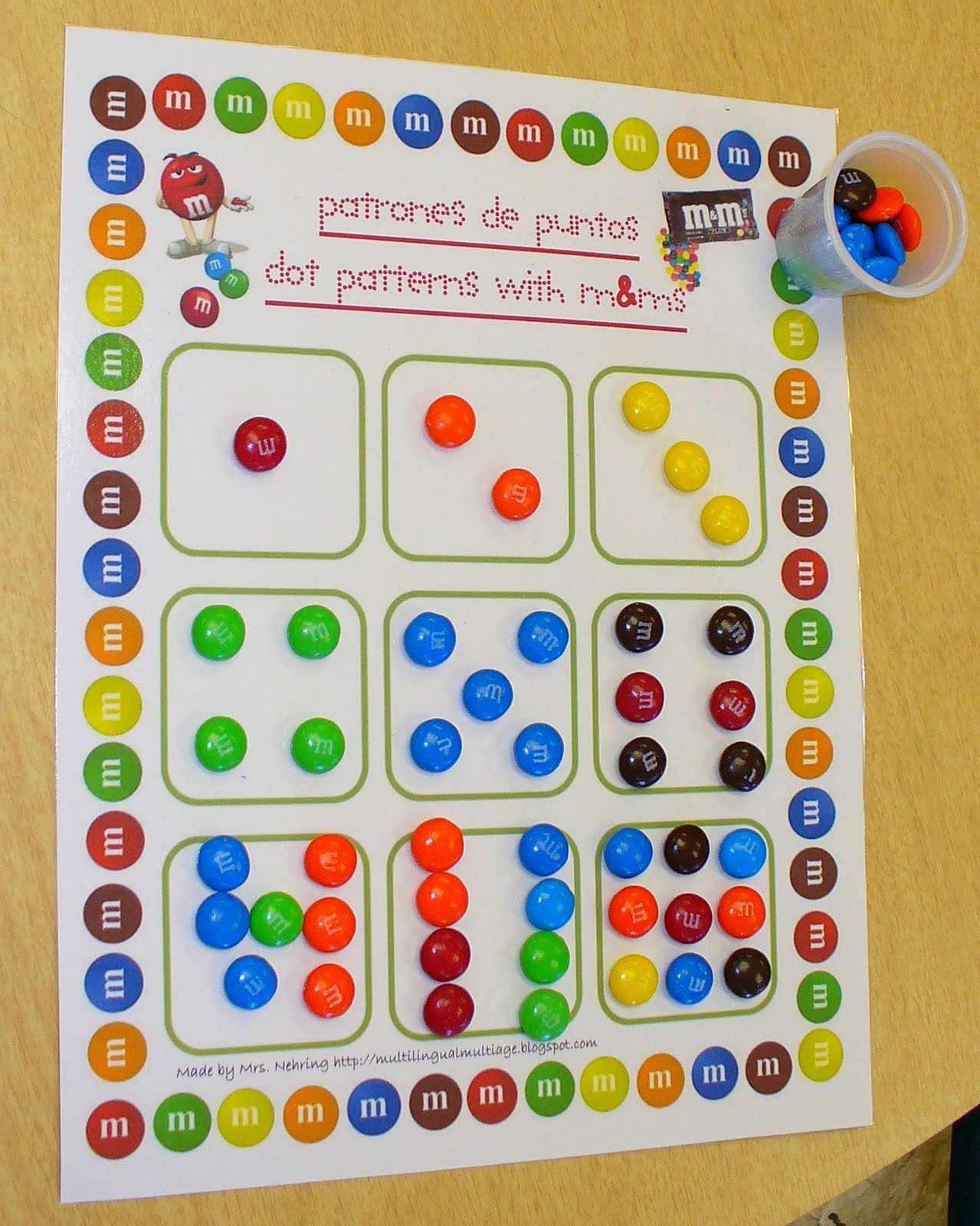 Multilingual Multiage: Math with M&Ms