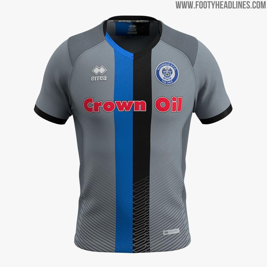 Rochdale 2019-20 Home, Away and Third Kits Released - Footy Headlines
