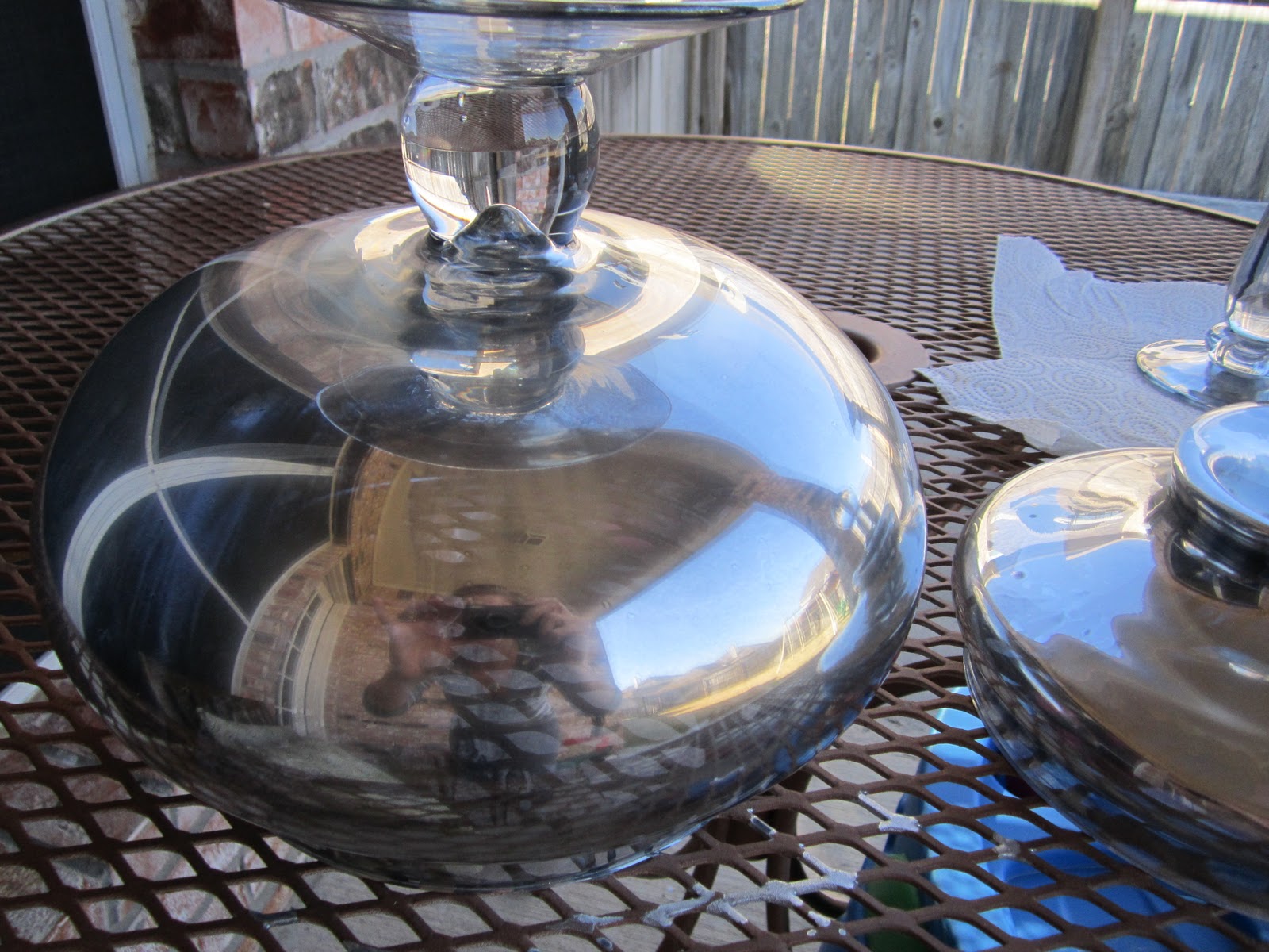 Posh and Whimsy: Faux Mercury Glass Tutorial