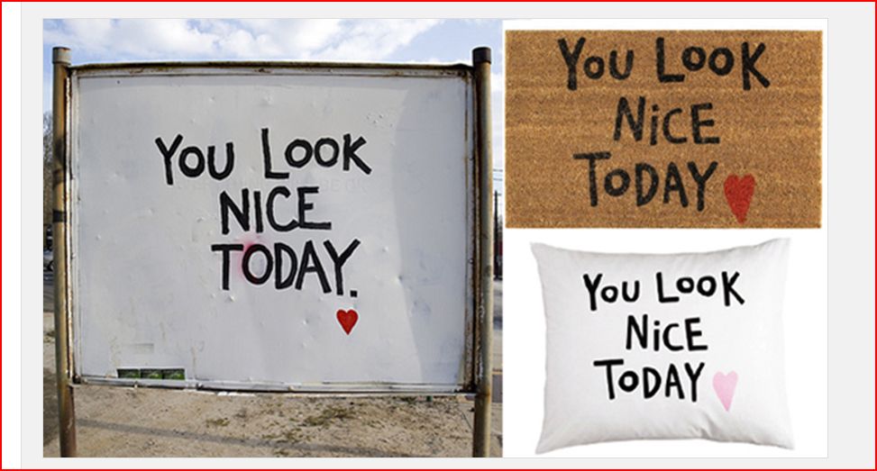 Esther's Design Blog: You Look Nice Today