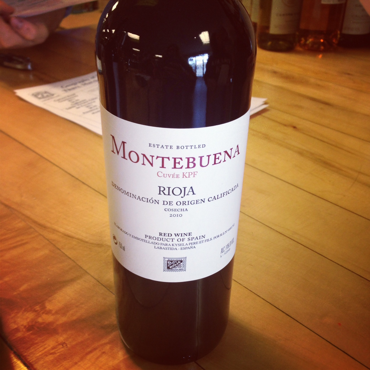 Jackie's Wine Blog: Tasting - Montebuena Tempranillo
