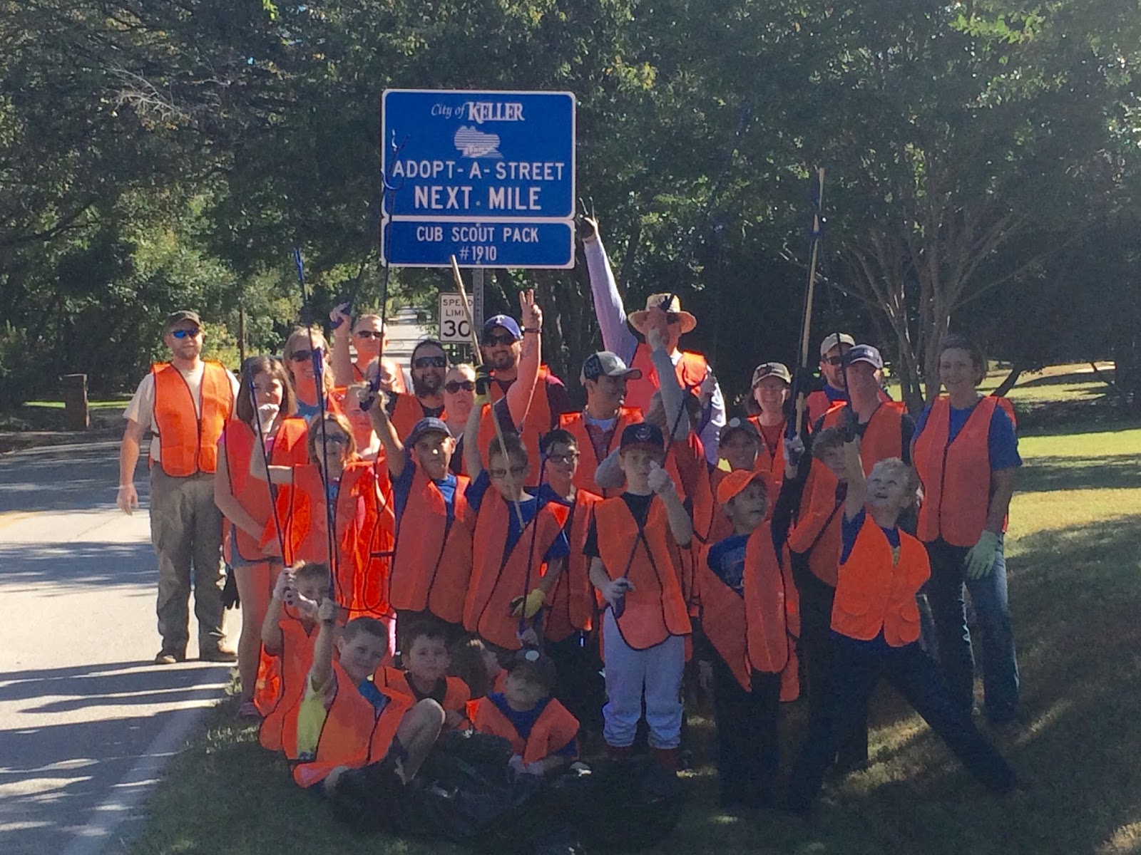 Cub Scout Pack 1910, Keller, TX: Pack 1910 Community Service