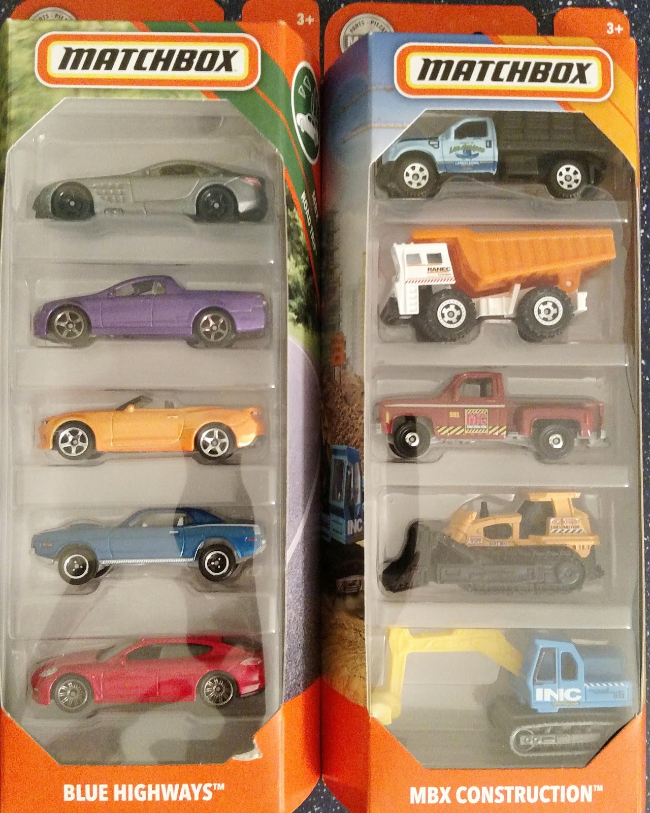 3inchDiecastBliss: New Matchbox 5-packs - Blue Highways and MBX ...