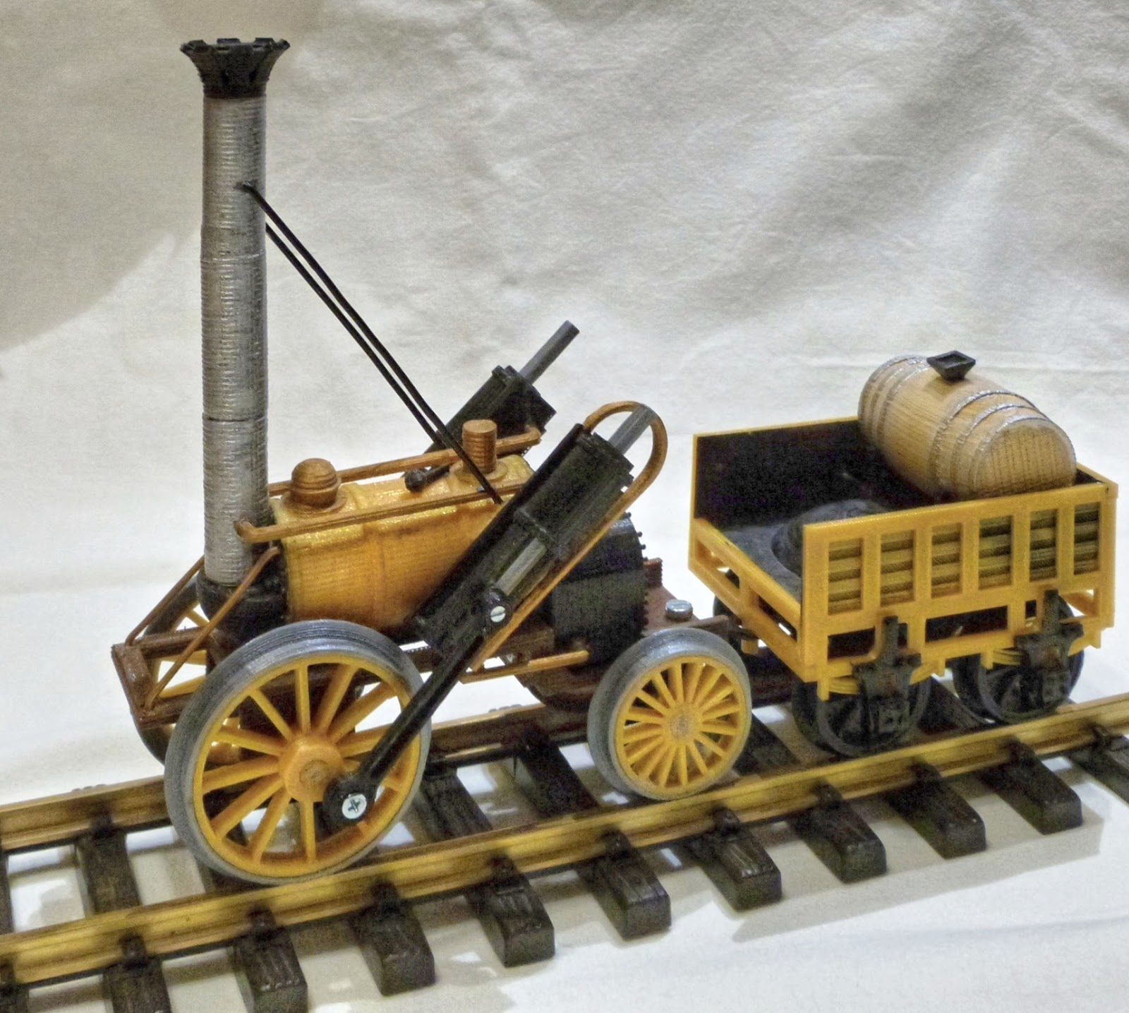 Martin E. Ludík: Stephenson Rocket 1:32 model 3D print